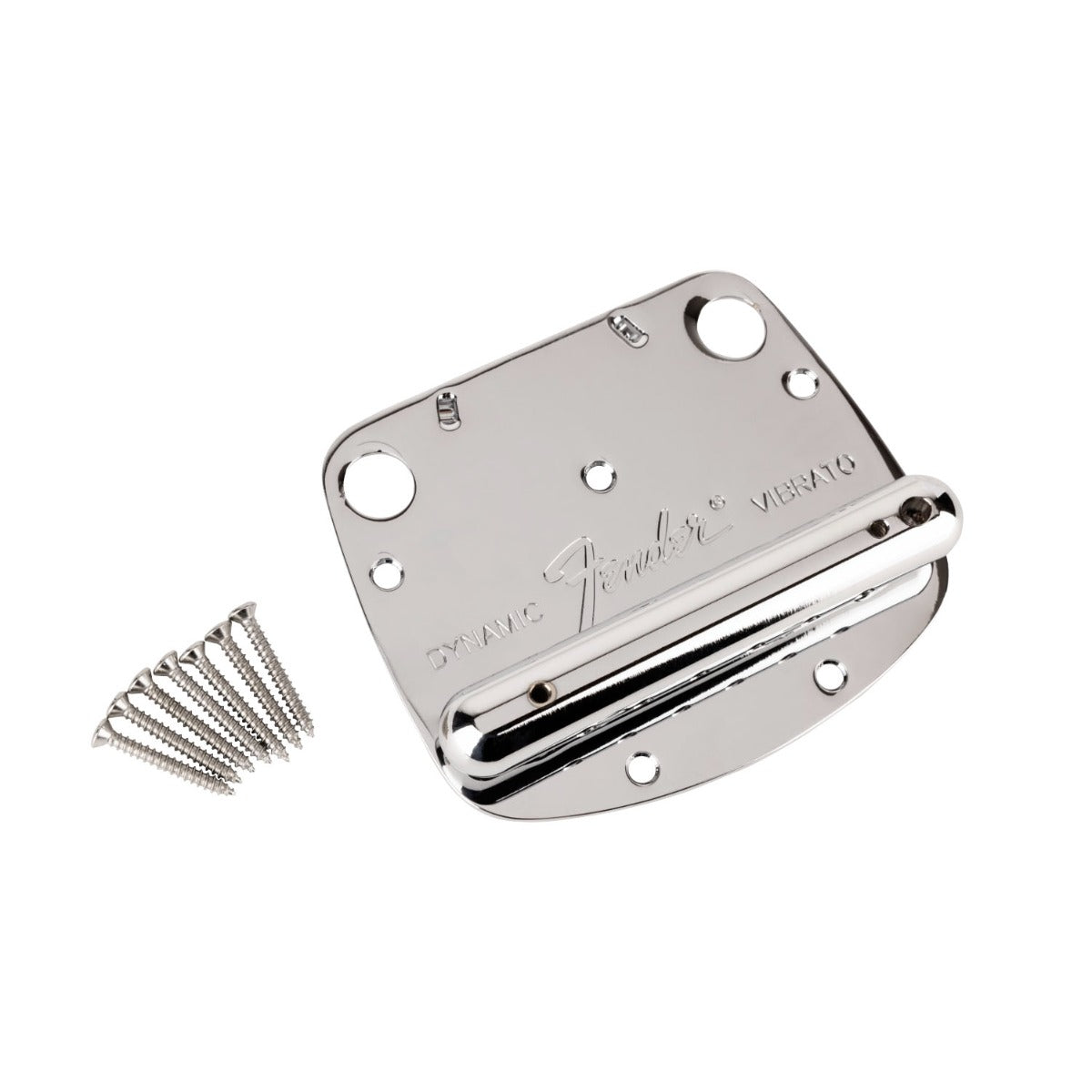 Genuine Fender Mustang Vibrato Dynamic Bridge Stoptail/Hardtail - Chro
