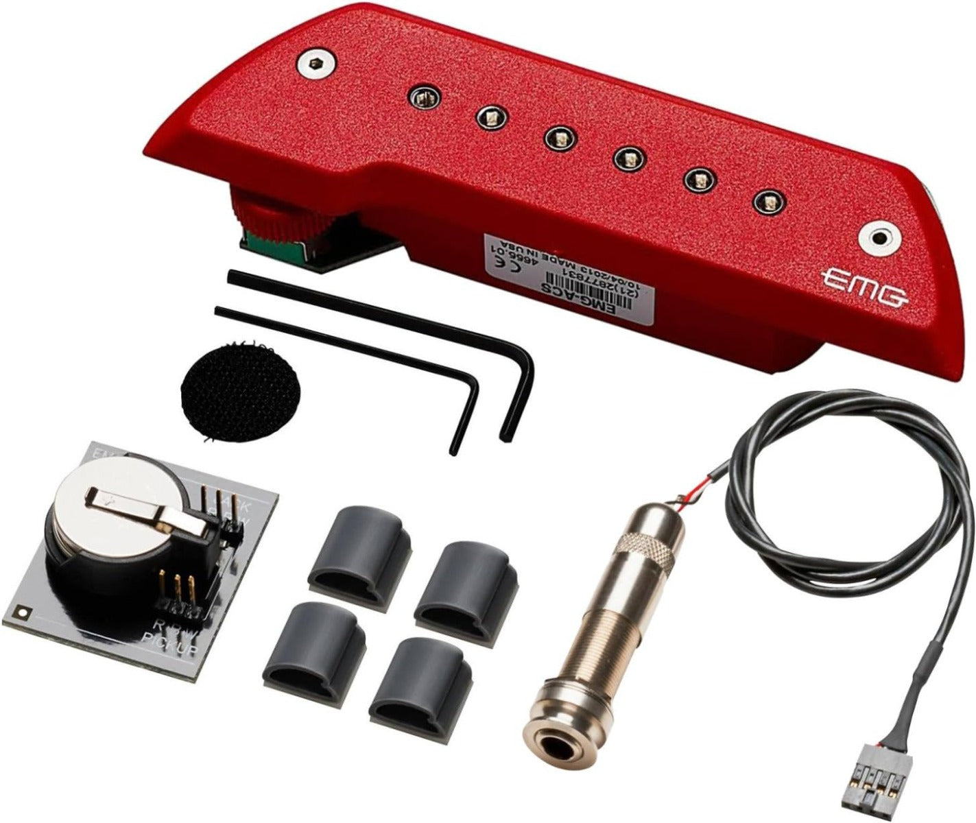 EMG ACS Acoustic Guitar Soundhole Pickup - RED