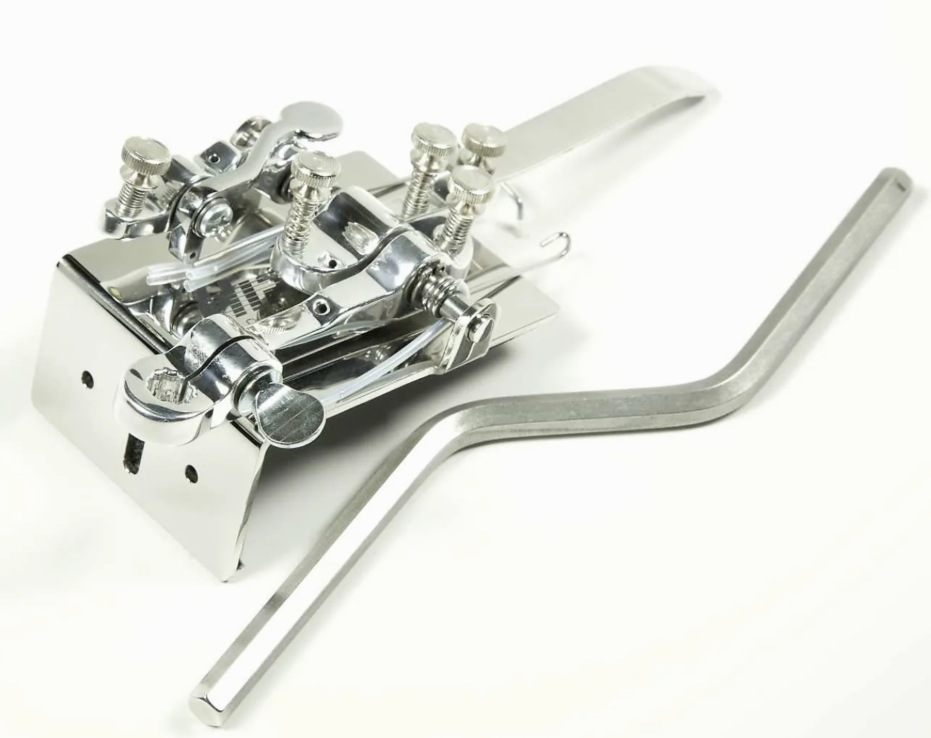 Hipshot B-Bender String Bending with Drop D and G Palm Lever, Chrome 1