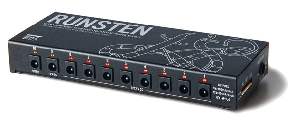 EBS RUNSTEN Professional Multi DC Pedlboard Pedal Effects Power Supply