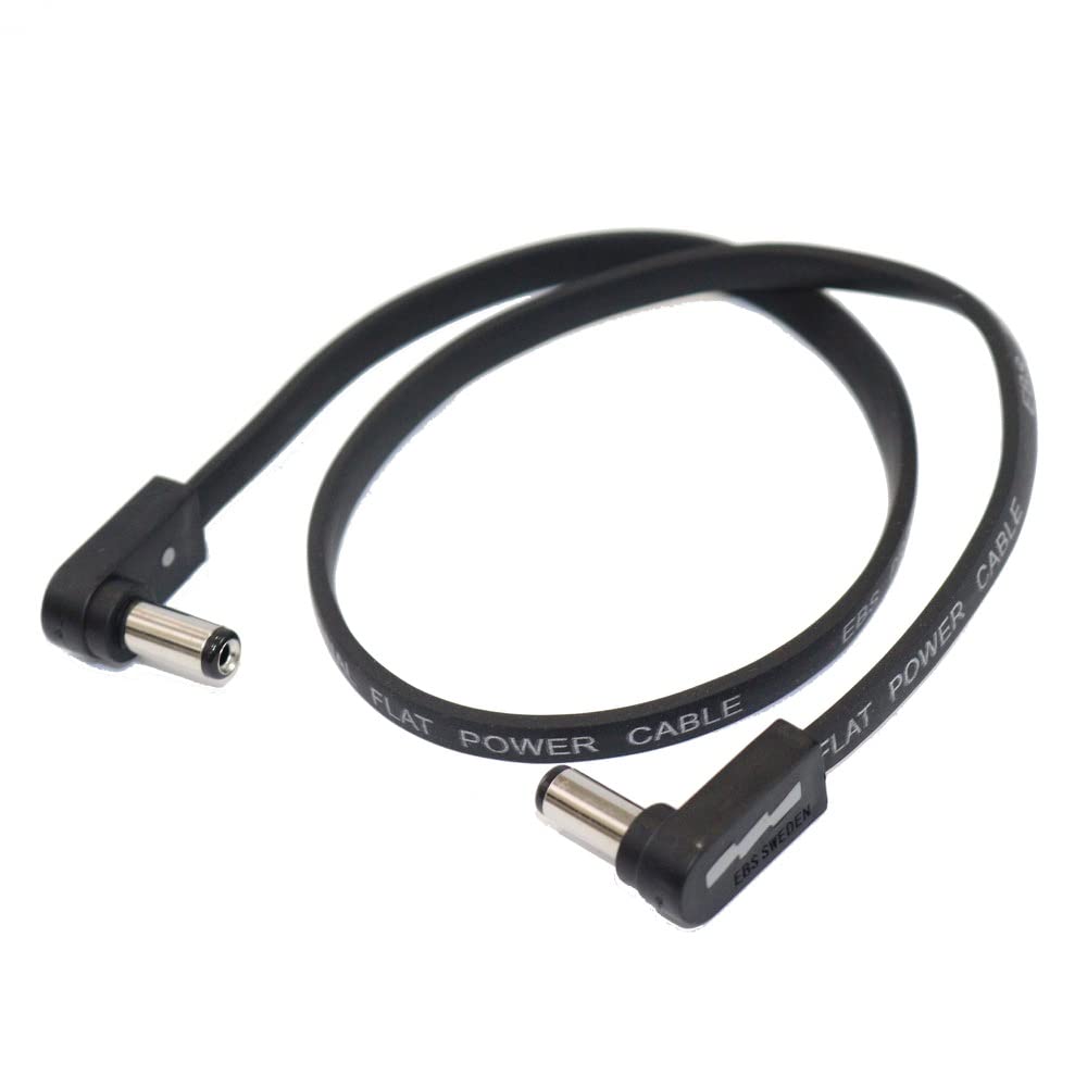 EBS DC1-38 90/90 Flat Power Cable, Angle-Angle, 38 Centimeters