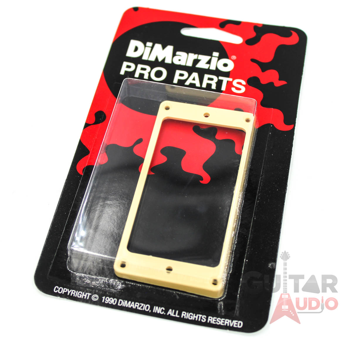 DiMarzio Humbucker NECK Pickup Slanted, Flat Bottom Mounting Ring - CR