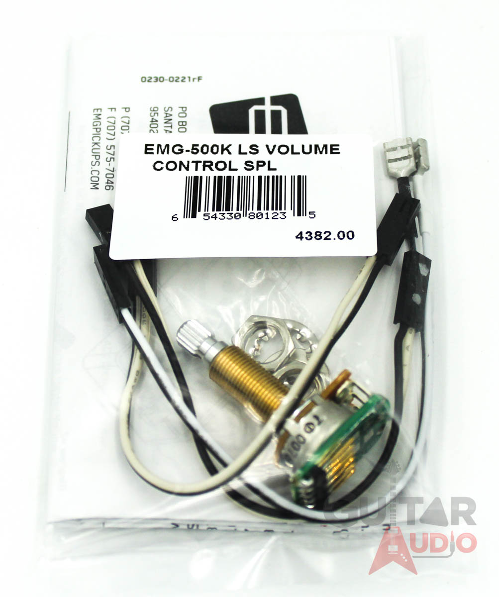 EMG 500k Long Shaft Solderless Volume Control SPLIT SHAFT Pot (4382.00