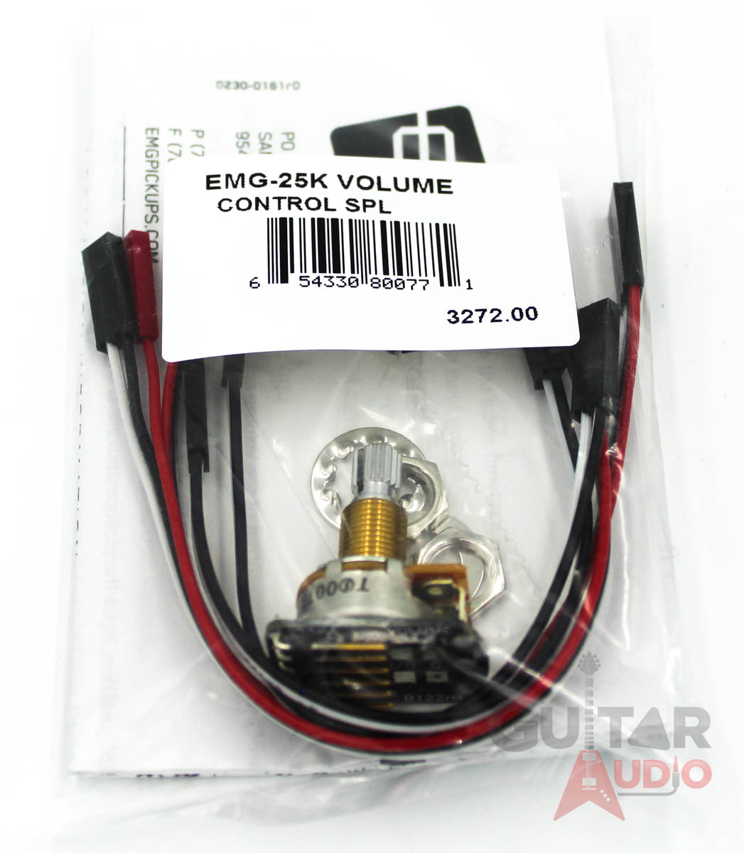EMG 25k Solderless B122 Volume Control Pot Split Shaft (3272.00)
