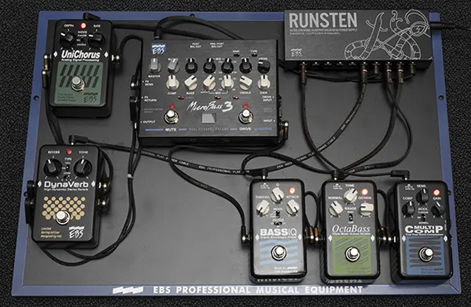 EBS RUNSTEN Professional Multi DC Pedlboard Pedal Effects Power Supply