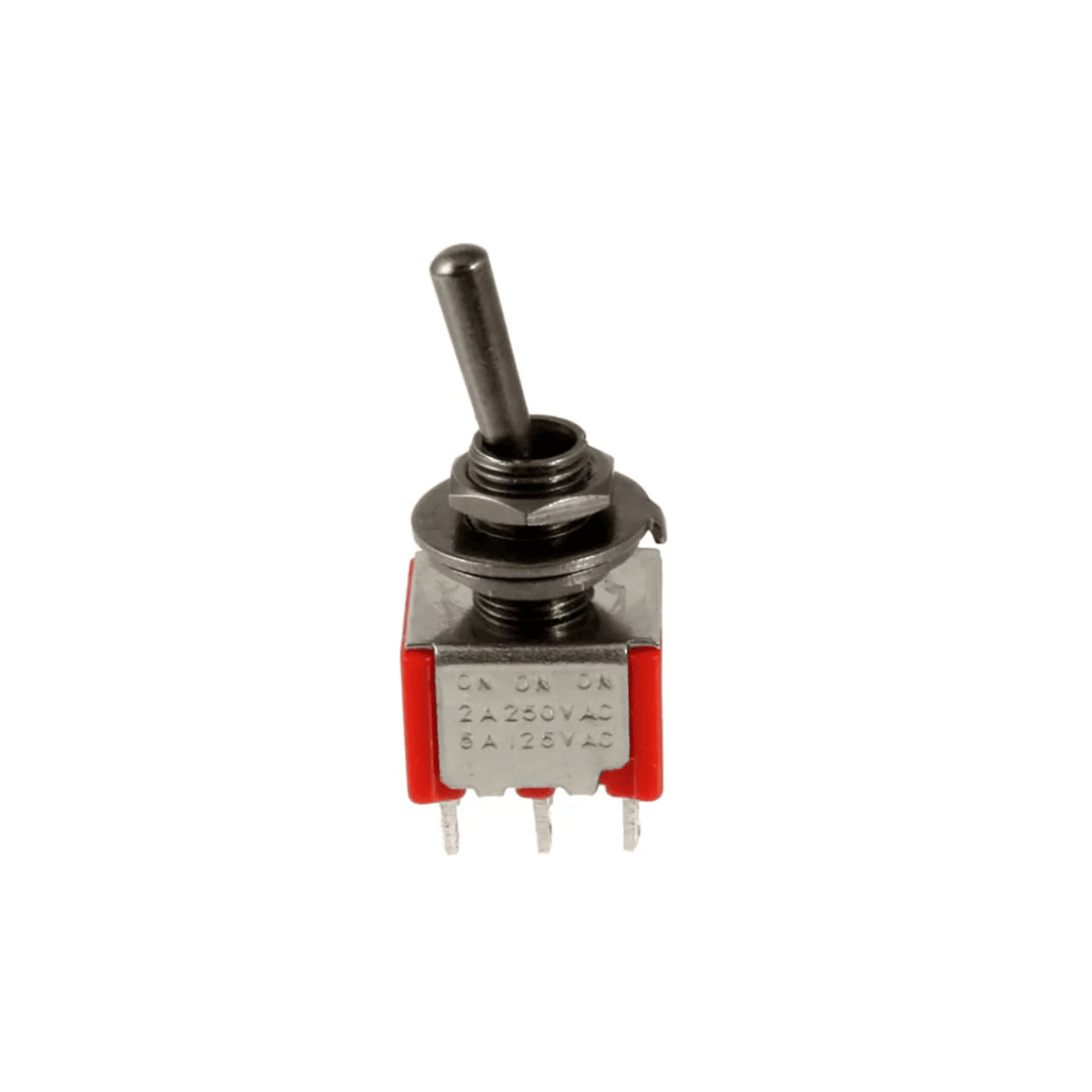 Allparts Black "Bat" Lever ON-ON-ON DPDT Mini Toggle Switch Guitar/Bas